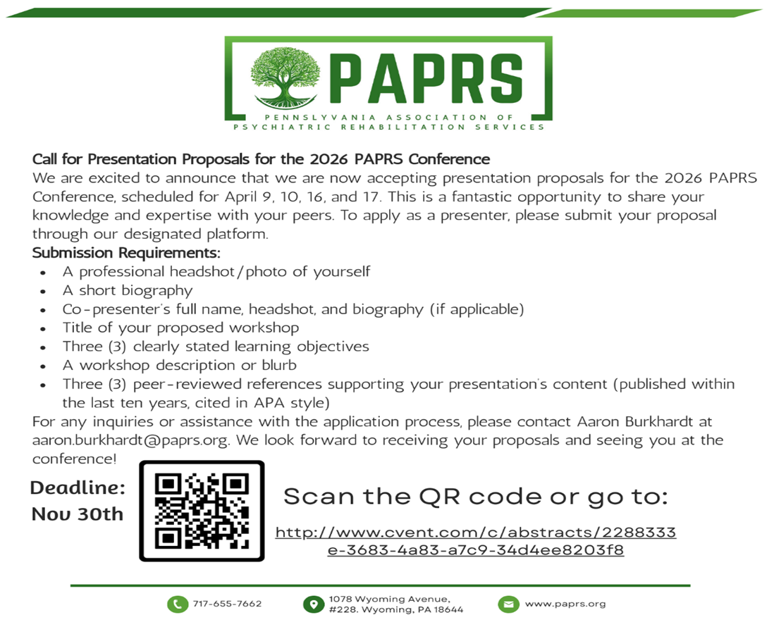 2026 Call for Presenters